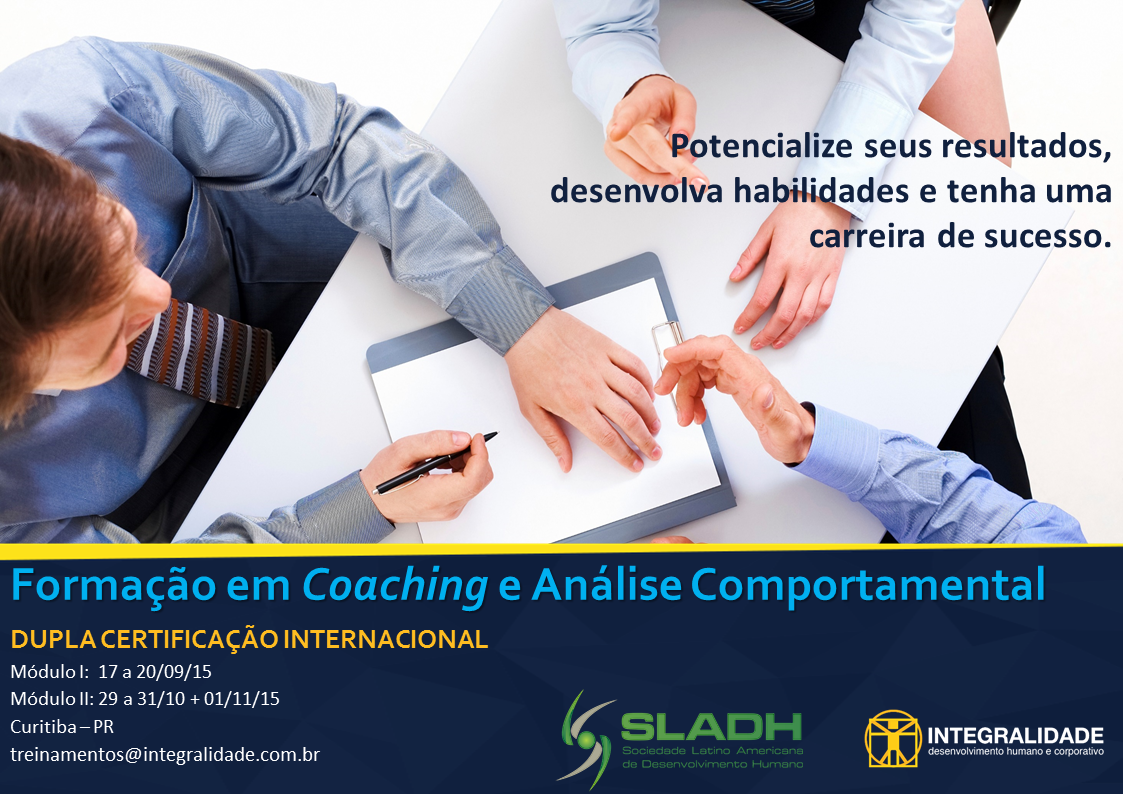 FORMAÇÃO EM COACHING E ANÁLISE COMPORTAMENTAL (dupla certificação ...